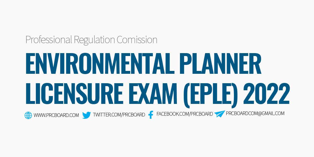 EPLE Results 2025: PRC Environmental Planner Board Exam Passers