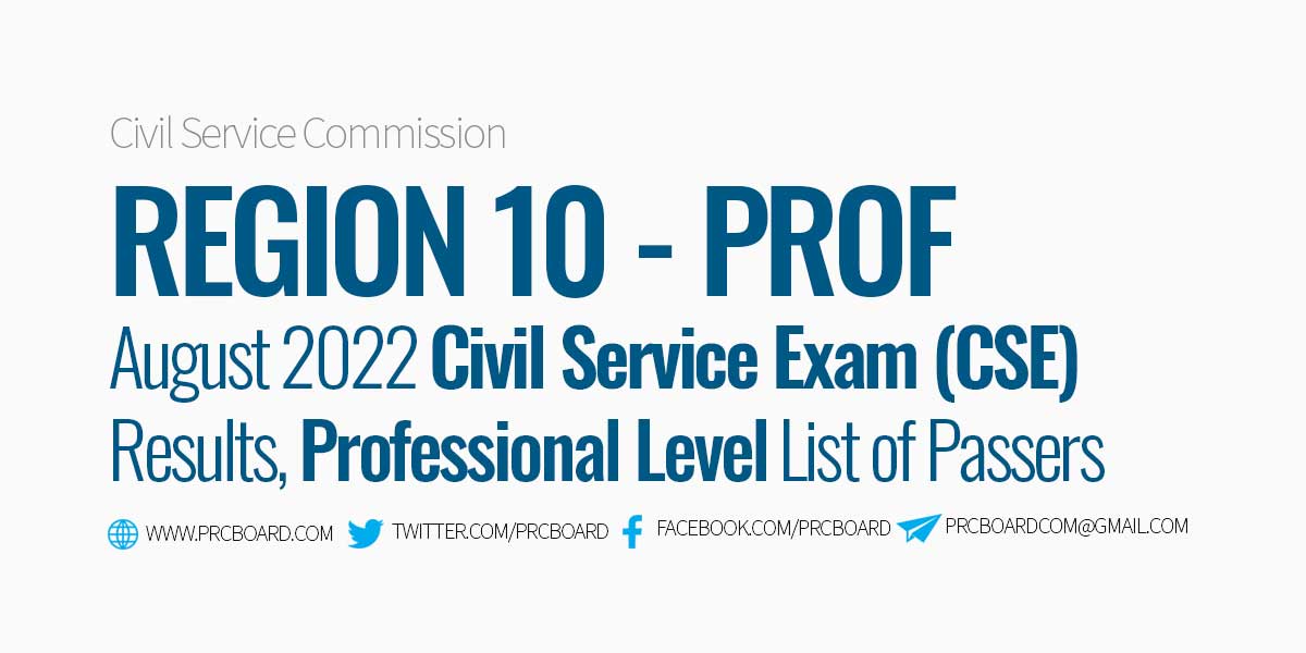 Civil Service Exam Result October 2022