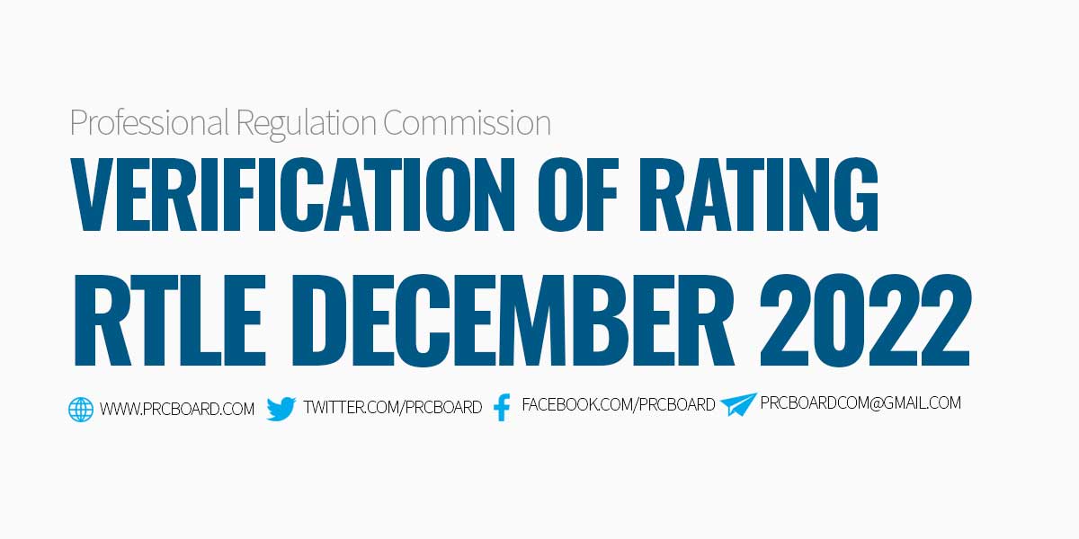 Verification of Rating, Registration, Oath-Taking: December 2022 ...