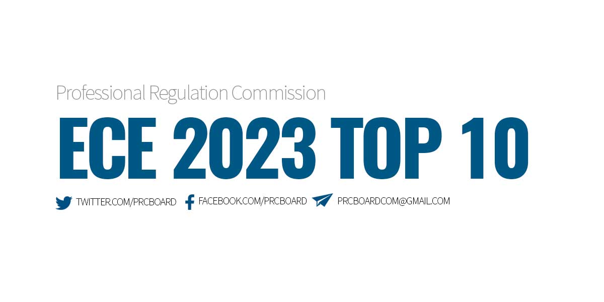 ECE TOPNOTCHERS: April 2023 Electronics Engineering Board Exam Results ECE TOPNOTCHERS: April 2023 Electronics Engineering Board Exam Results