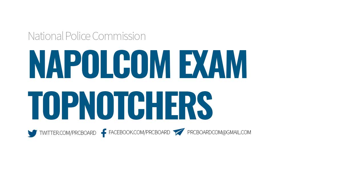 December 2022 NAPOLCOM Exam Results (PNP Entrance & Promotional ...
