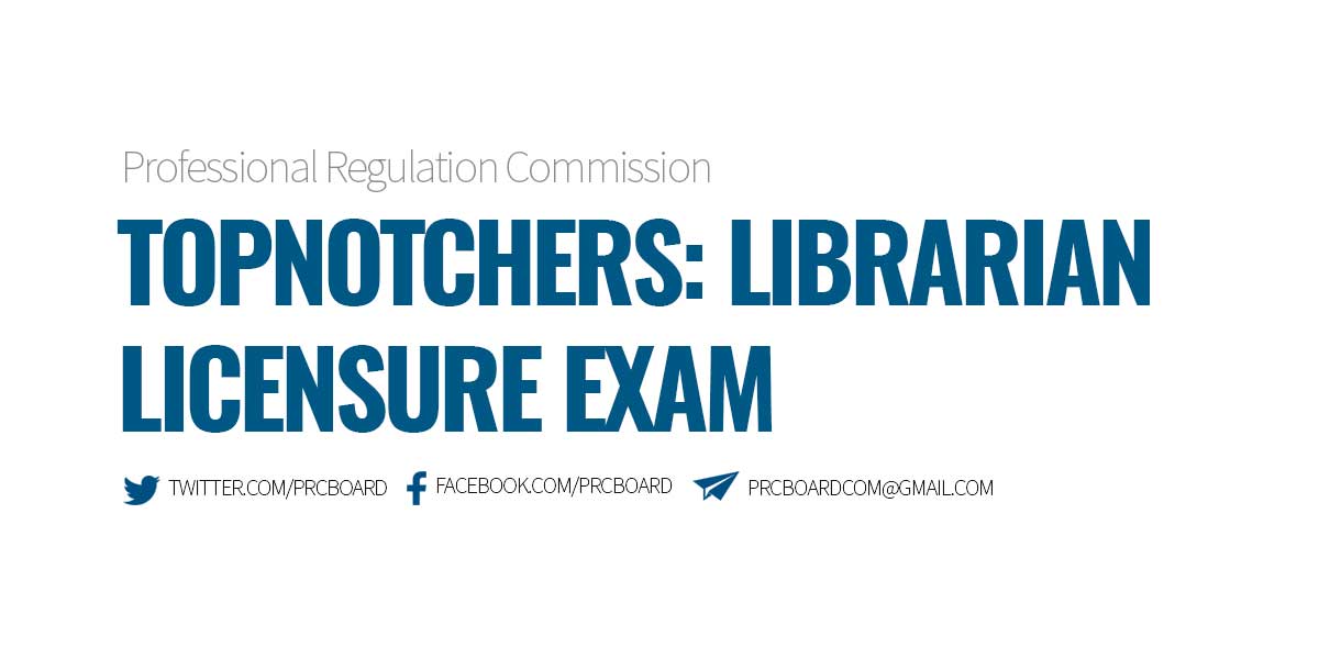September 2023 Librarian Board Exam Results, Top 10 Examinees