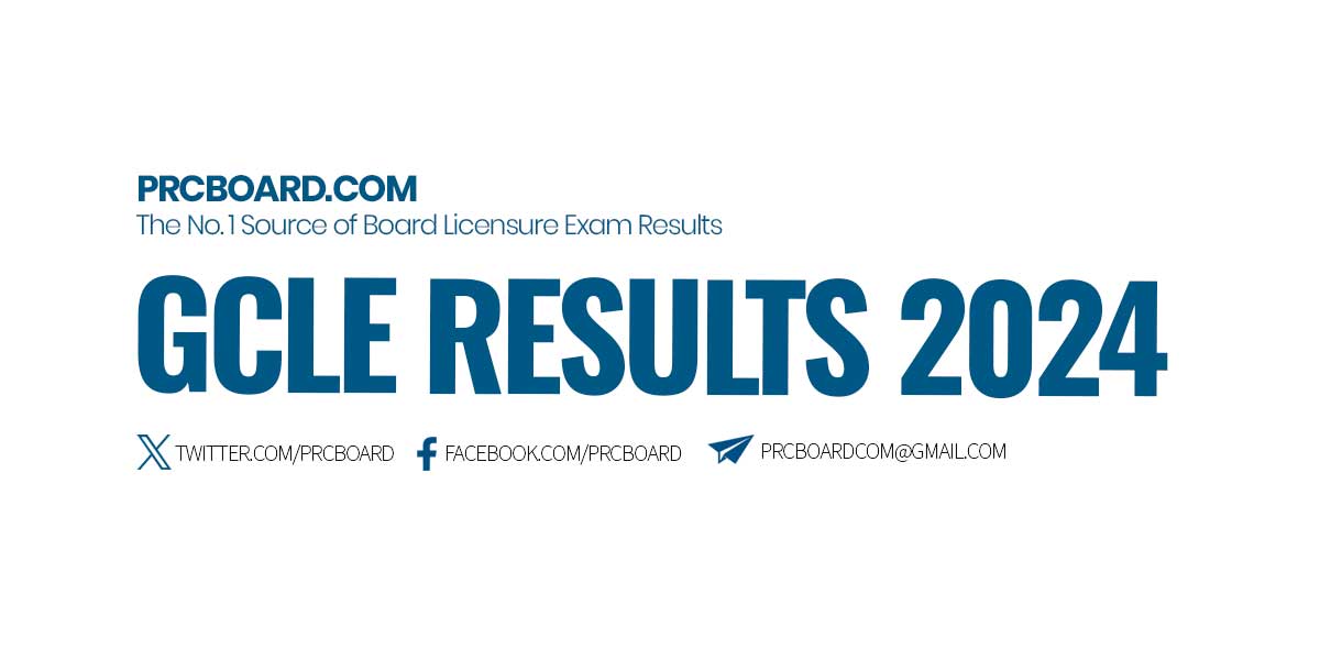 GCLE RESULT: August 2024 Guidance Counselor Board Exam, List of Passers
