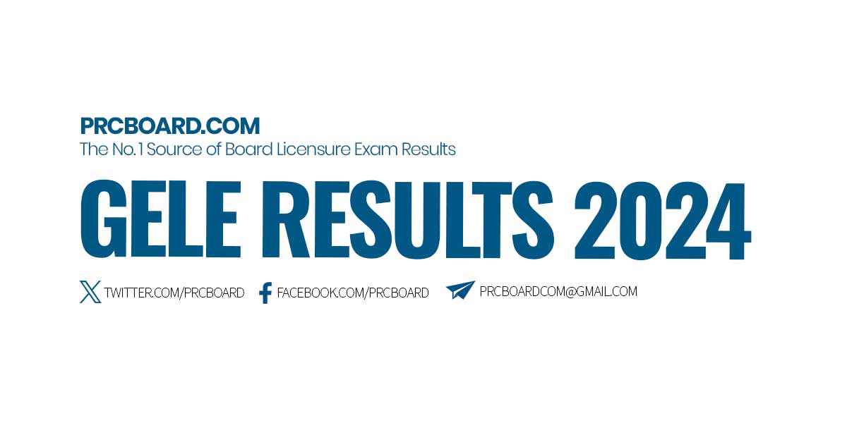 October 2024 Geodetic Engineer Licensure Exam (GELE) Results: Full List ...