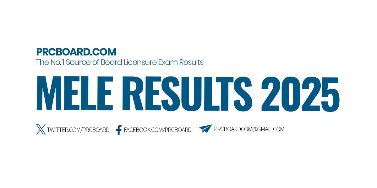 MELE RESULTS February 2025: Mechanical Engineer Licensure Exam List of ...