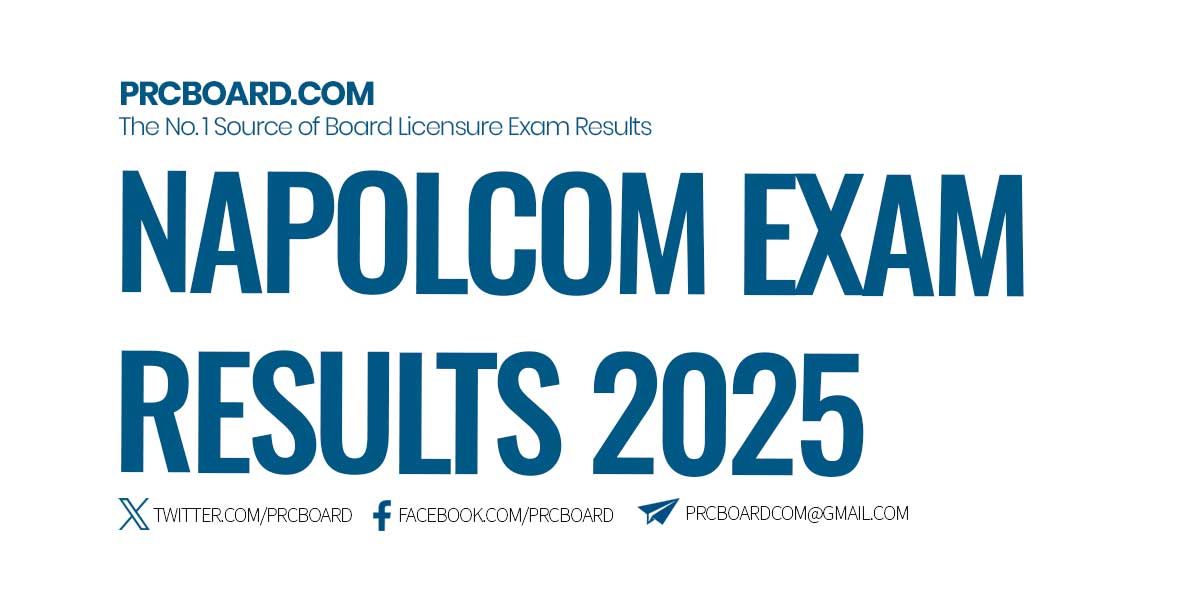 NAPOLCOM EXAM RESULTS: April 2025 PNPE and Promotional Exam List of Passers