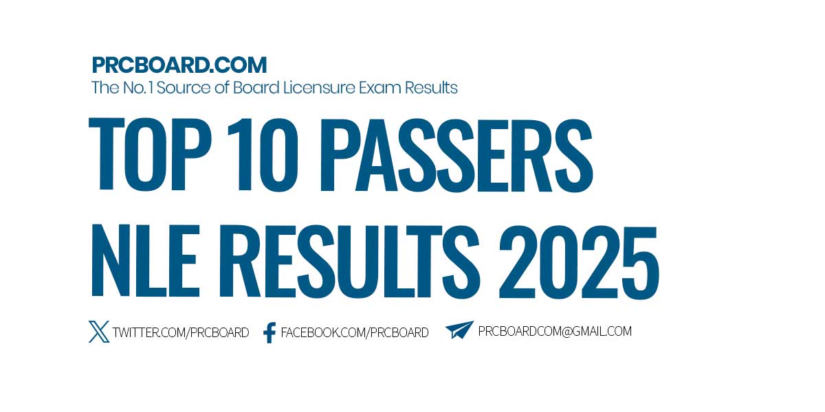 TOP 10: May 2025 Nurse Licensure Exam Results