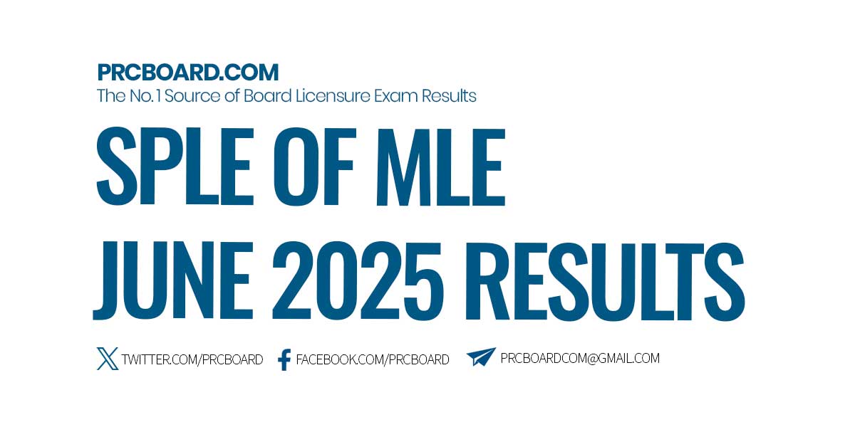 SPLE RESULTS: June 2025 Midwives Licensure Exam MLE, List of Passers ...