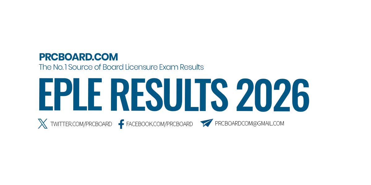 EPLE RESULTS: May 2026 Environmental Planner Licensure Exam List of Passers