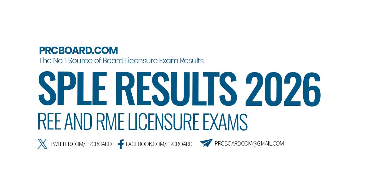 RESULTS: May 2026 SPLE for Registered Electrical Engineers and ...